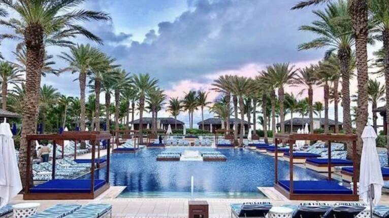 Luxury Ocean View Studio with balcony and a rare 2 queen bed set up at ...