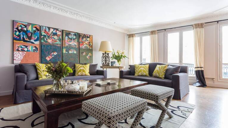 Fancy Designer Flat on Saint-Honoré - Luxury Home Exchange in Paris ...