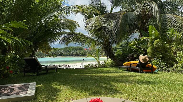 Beach House in Paradise garden - Luxury Home Exchange in Eden Island ...