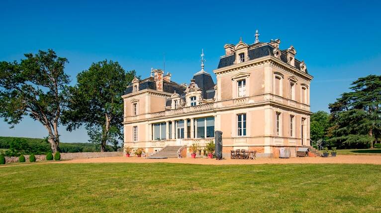Historic Château with Riverside Views & Heated Pool - Luxury Home ...